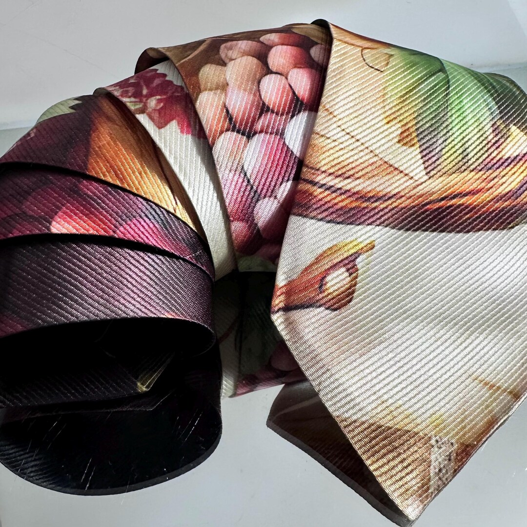 Grapes Wine Tie, Connoisseur Neckwear, Luxury Necktie, Gift for Him ...