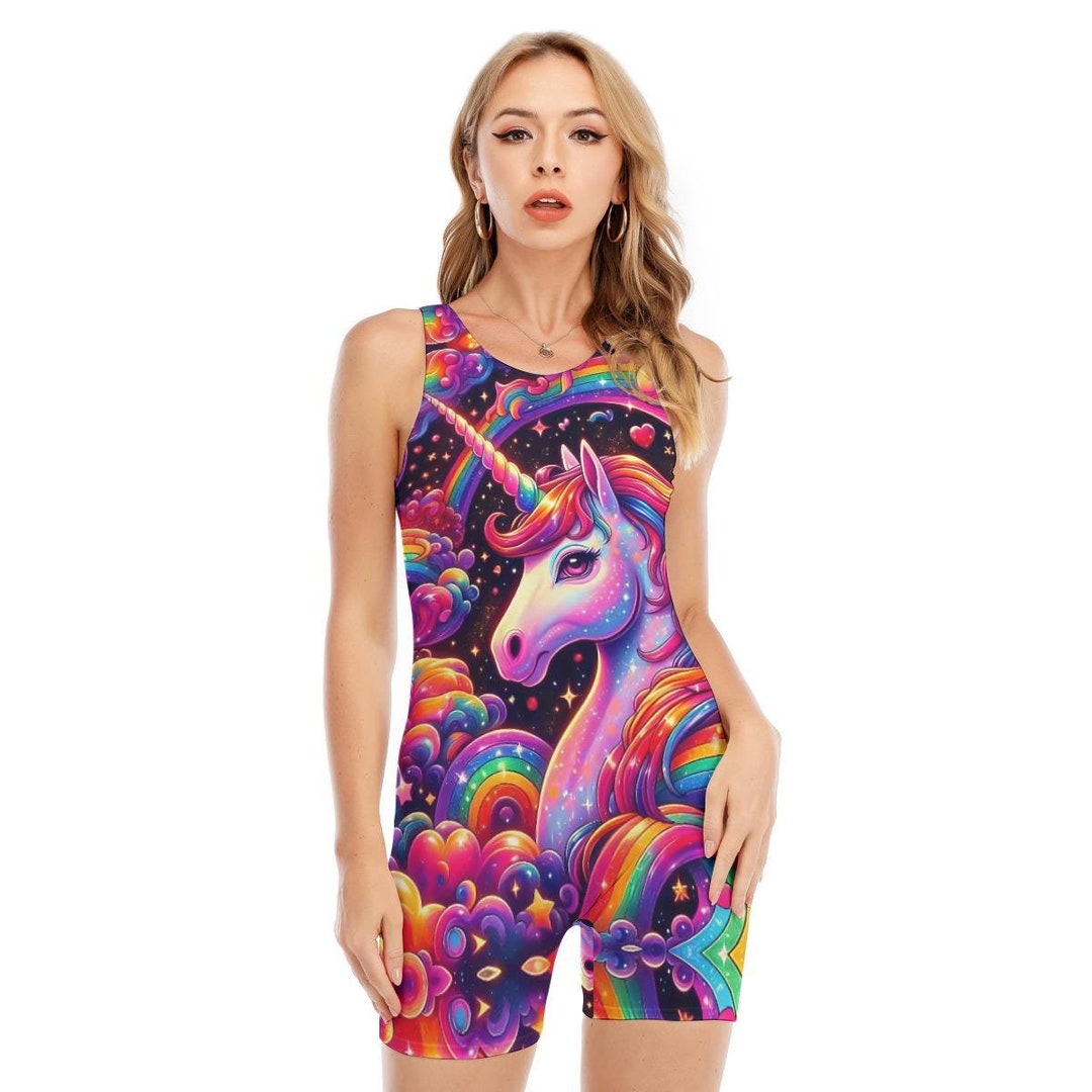 Unicorn Rainbow Boy Short One Piece Bathing Suit Swimsuit Tankini ...