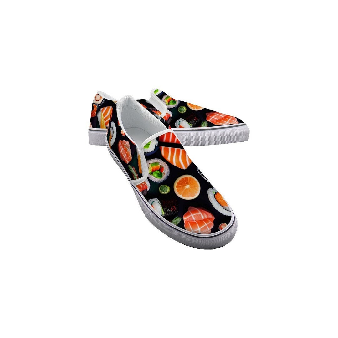 Sushi Loafers, Fish Slip on Sneakers, Skate Skateboard Shoes, Lounge ...
