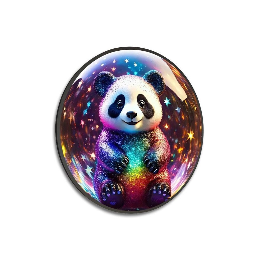 Panda Bear Stars, Janine Gordon, Edition of 100, Circular Digital ...