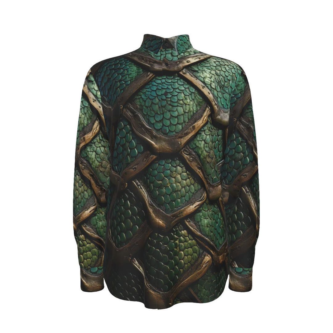 Armor Cotton Shirt, Gladiator Mens Dress Shirt, Long Sleeve Button Down ...