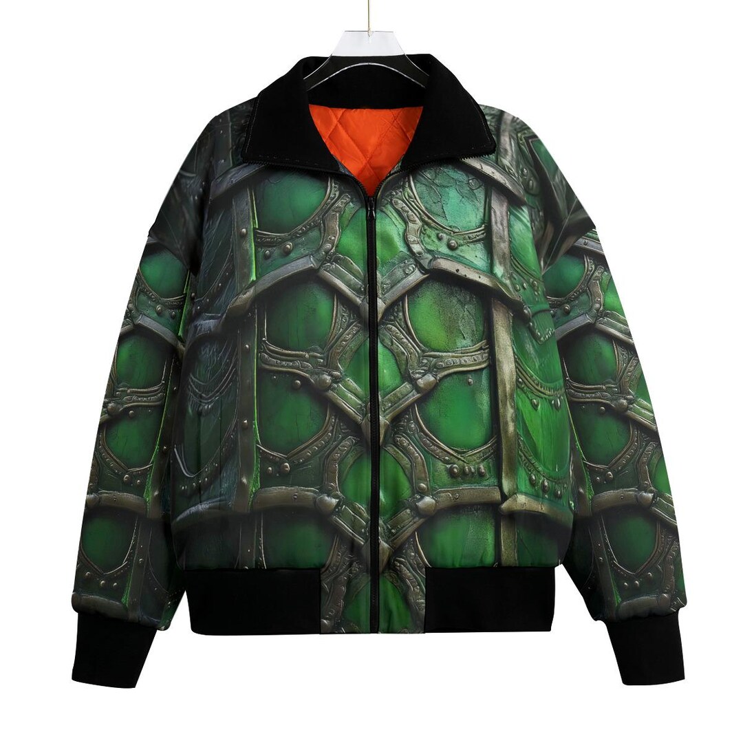 Green Gladiator Armor Bomber Jacket Renaissance Festival Coat Viking ...