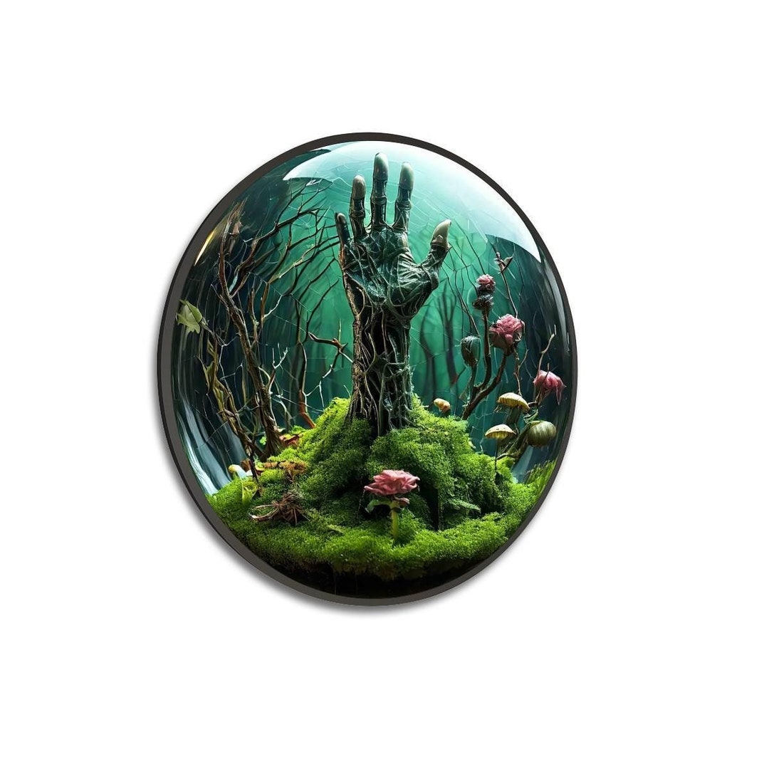 Creepy Horror Hand, Janine Gordon, Edition of 100, Circular Digital ...