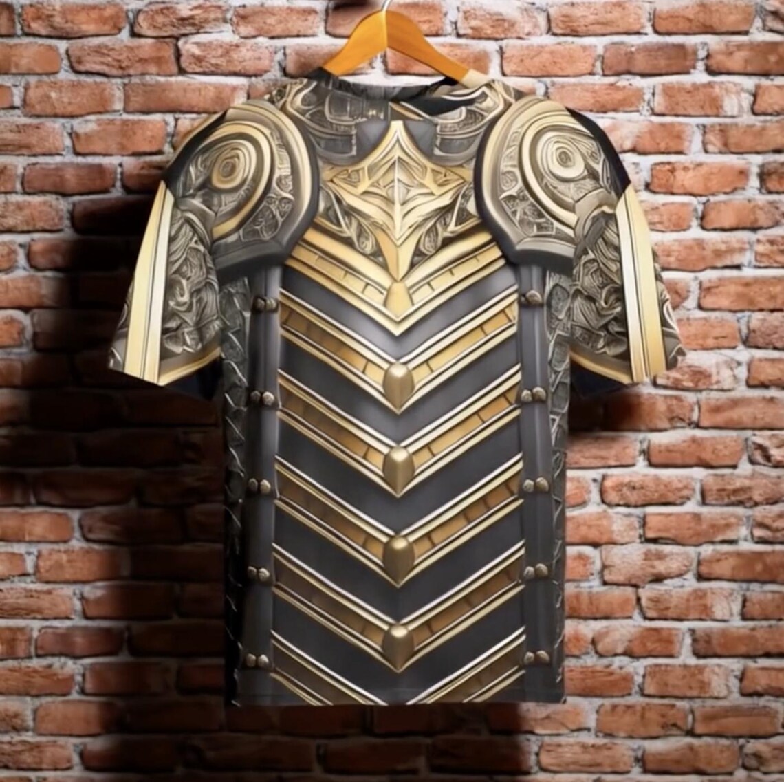 Crusader Battle Cotton Shirt, 100% All Over Print Cotton Tee Shirt ...