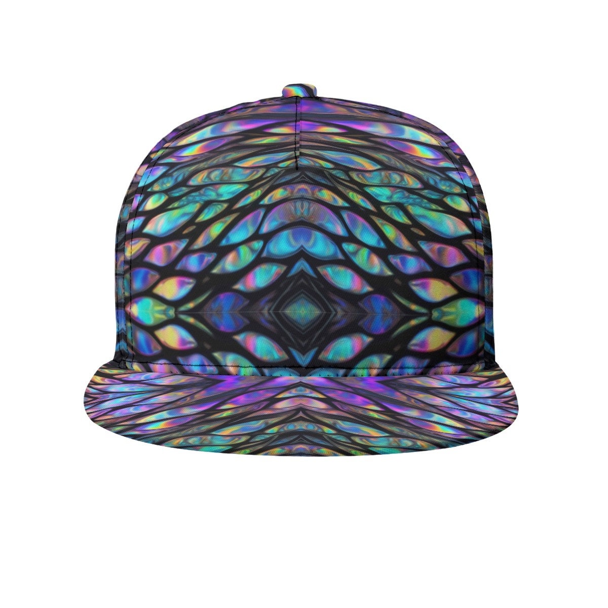 Tarpan Fish Scales Psychedelic Trippy Cap, Tie Dye Hat, Baseball Cap ...