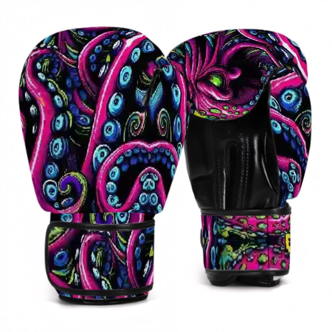 Tentacles Boxing Gloves Vibrant 16 Oz, Training, Competition, Mens ...