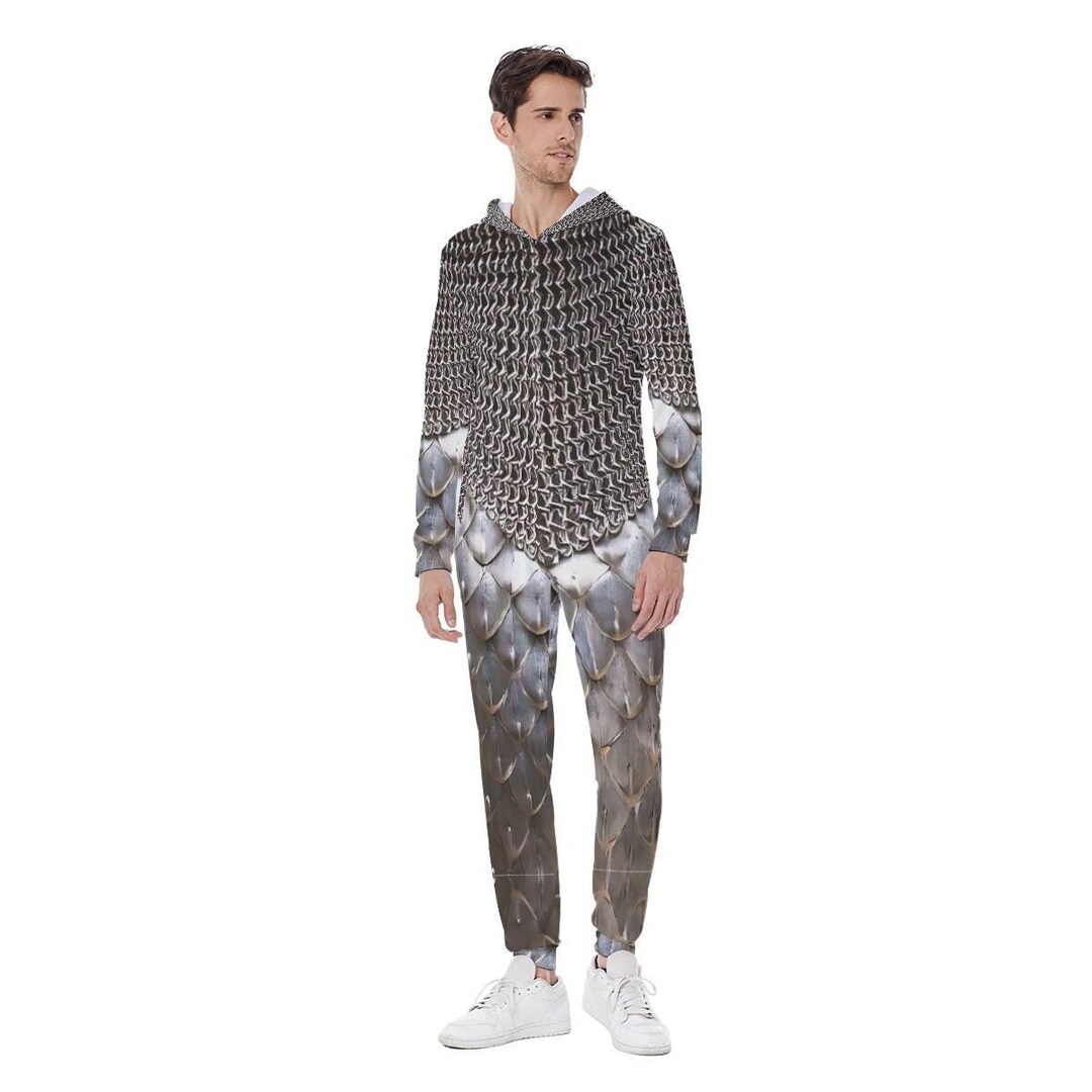Chainmail Armor Jumpsuit, Medieval Unitard, One Piece Warrior Outfit ...