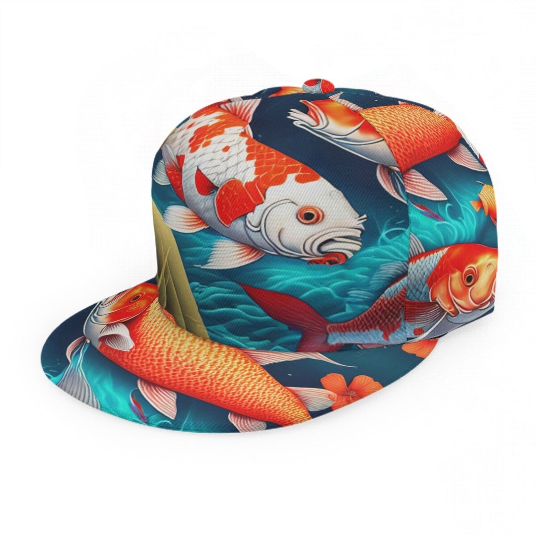 Koi Fish Hat, Baseball Cap Trucker Hip Hop Rave Dj MC Hat Unisex OS ...