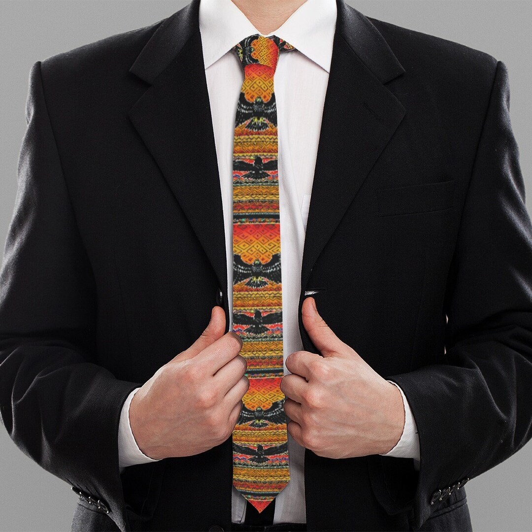 Thunderbird Southwestern Man's Tie Necktie Neckwear Gift for Him, Gift ...