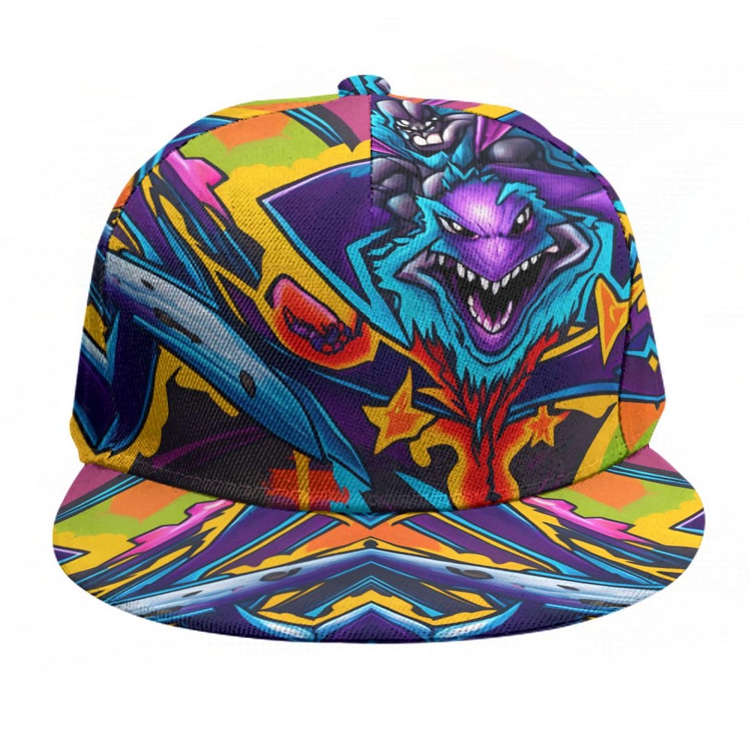 Graffiti Baseball Cap Trucker Hip Hop Rave Dj MC Hat Unisex OS ...