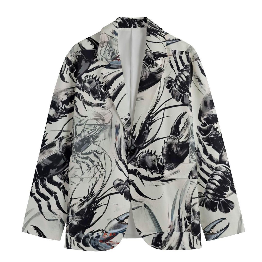 Lobster Mens Sports Coat Blazer Suit Jacket Stage Gift Dj Mc Festival ...