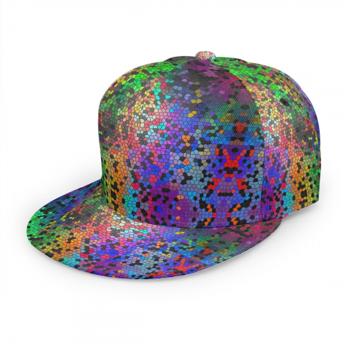 Psychedelic Trippy Stained Glass Kaleidoscope Baseball Cap - Etsy
