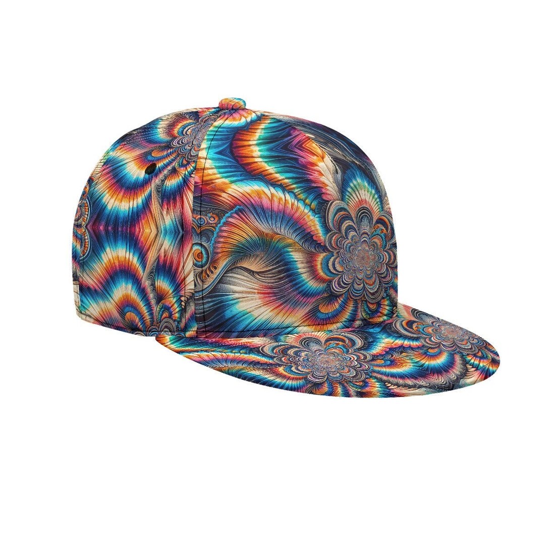Psychedelic Trippy Cap, Tie Dye Hat, Liquid Baseball Cap Trucker Hip ...