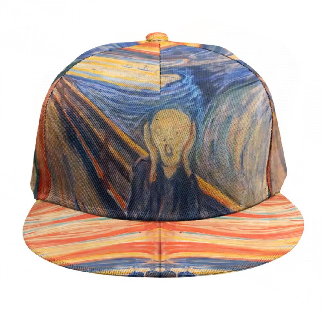 Edvard Munch the Scream Baseball Cap Trucker Unisex OS Adjustable ...