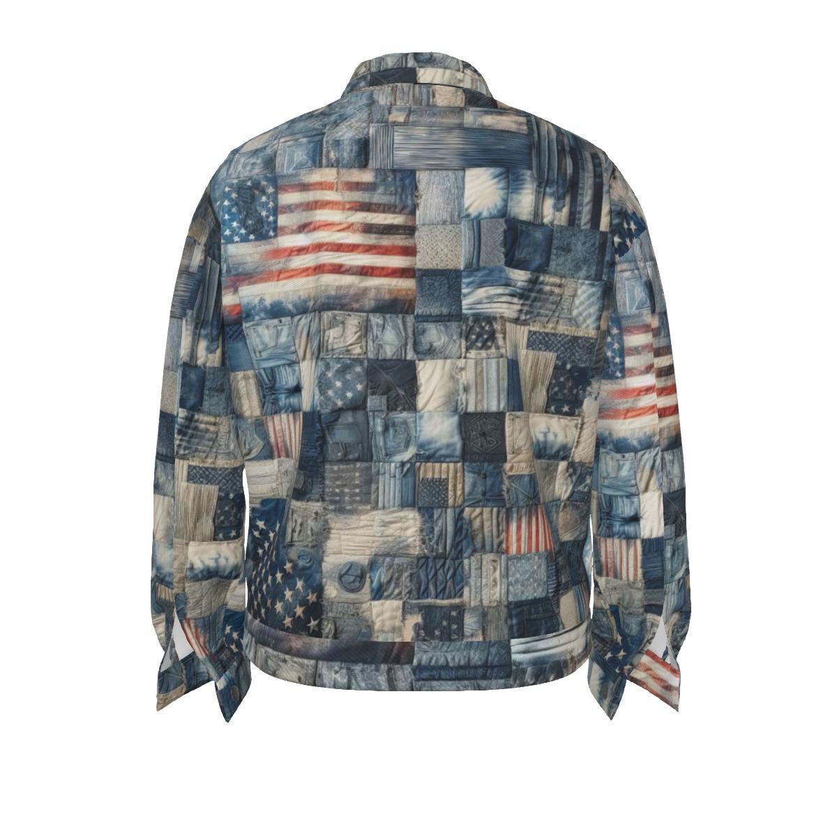 Unisex Oversized Denim With Evil Angels Renaissance Print - Unisex ...