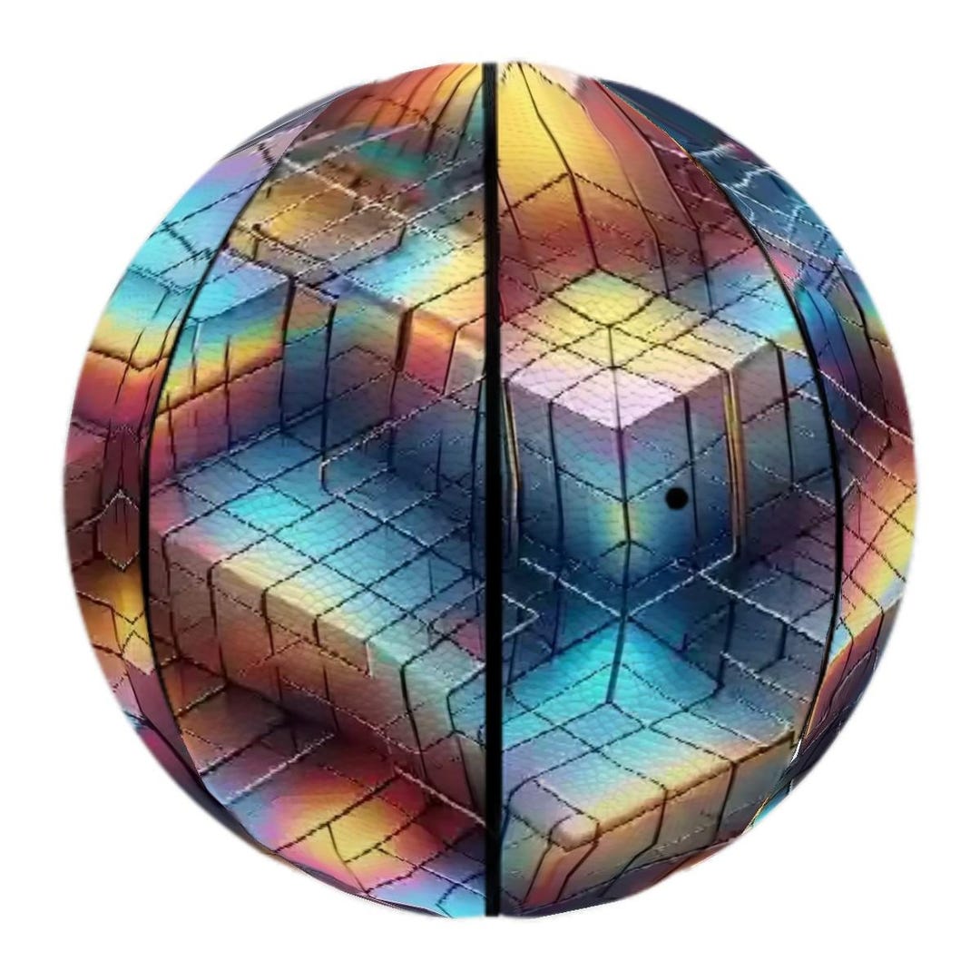 Mirrored Bismuth ,novelty Basketball, Fun Indoor/outdoor Sports Ball ...