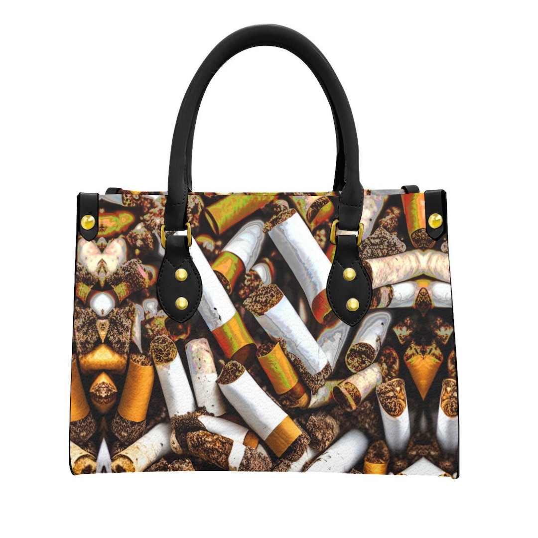 Cigarette Butt Tote Bag Cigarette Bag Kitschy Gift Bag - Etsy