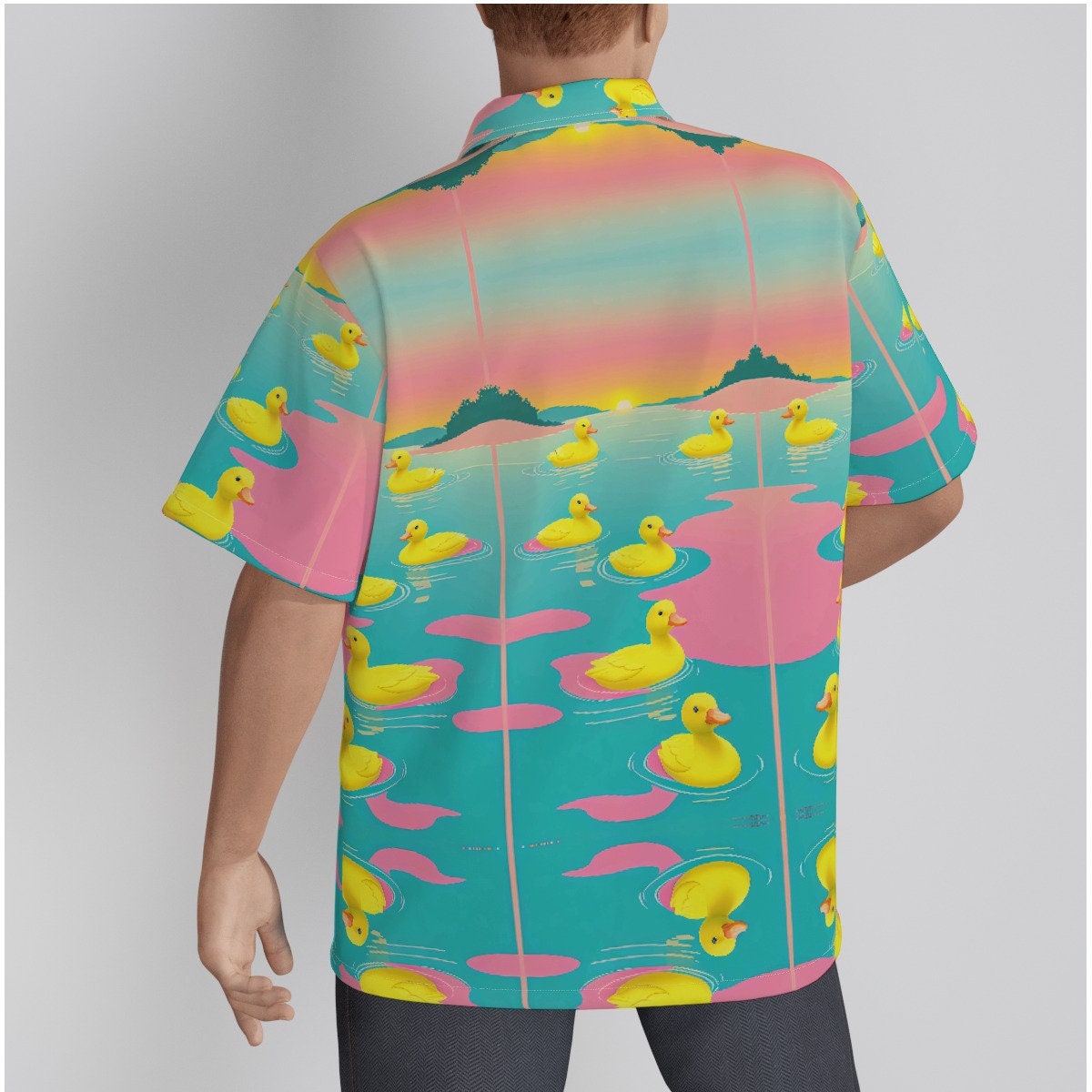 Rubber Duck Duckie Shirt Cotton Men's Hawaiian Aloha Retro - Etsy