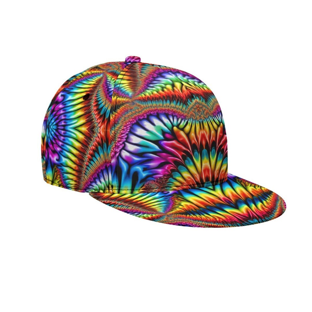 Psychedelic Trippy Cap, Tie Dye Hat,graffiti Baseball Cap Trucker Hip ...