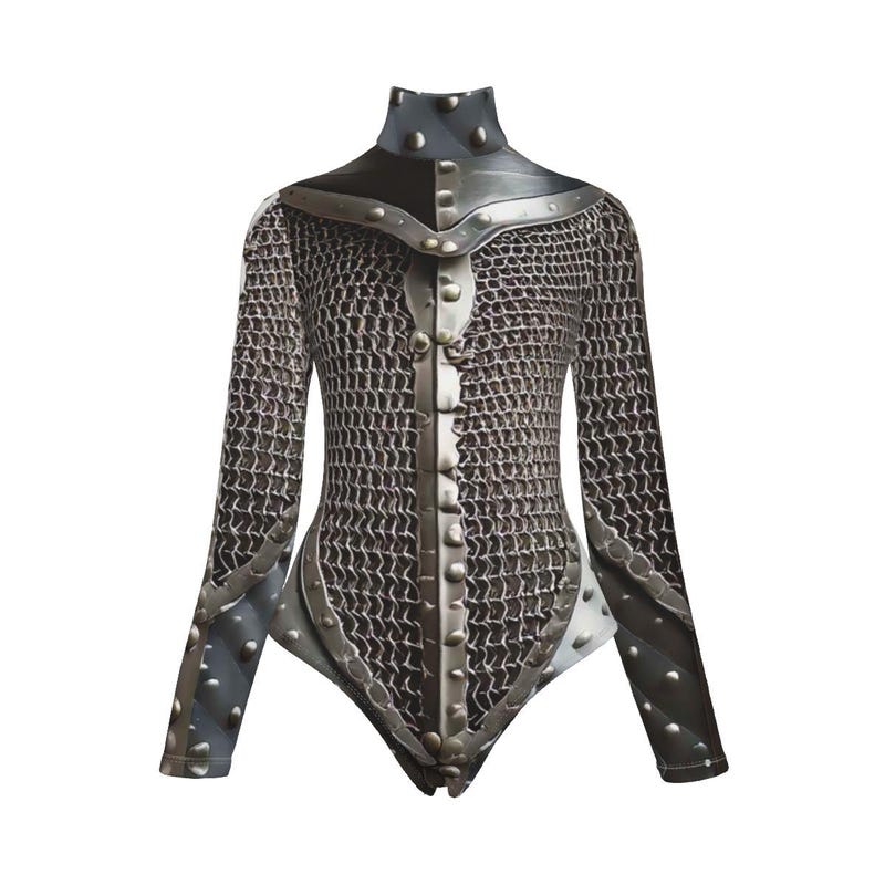 Silver Metal Bodysuits - Etsy