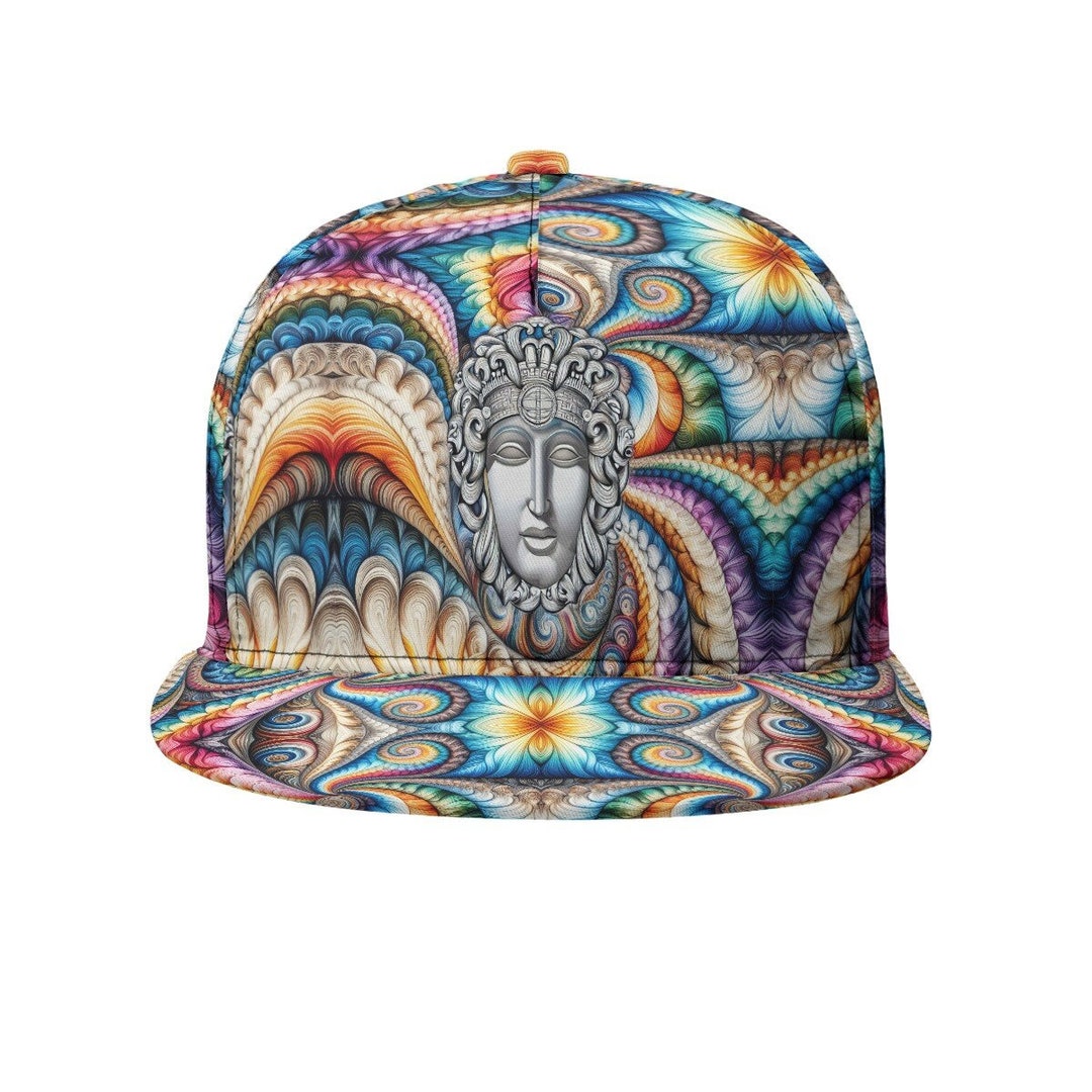 Medusa Baroque Cap, Psychedelic Hat, Rainbow Baseball Cap Trucker Hip ...