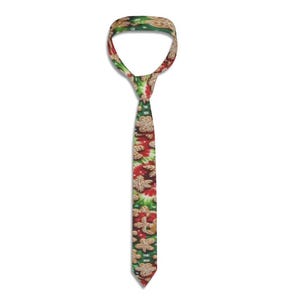 Psychedelic Tie Dye Gingerbread Cookie Necktie, Artistic Party Club ...