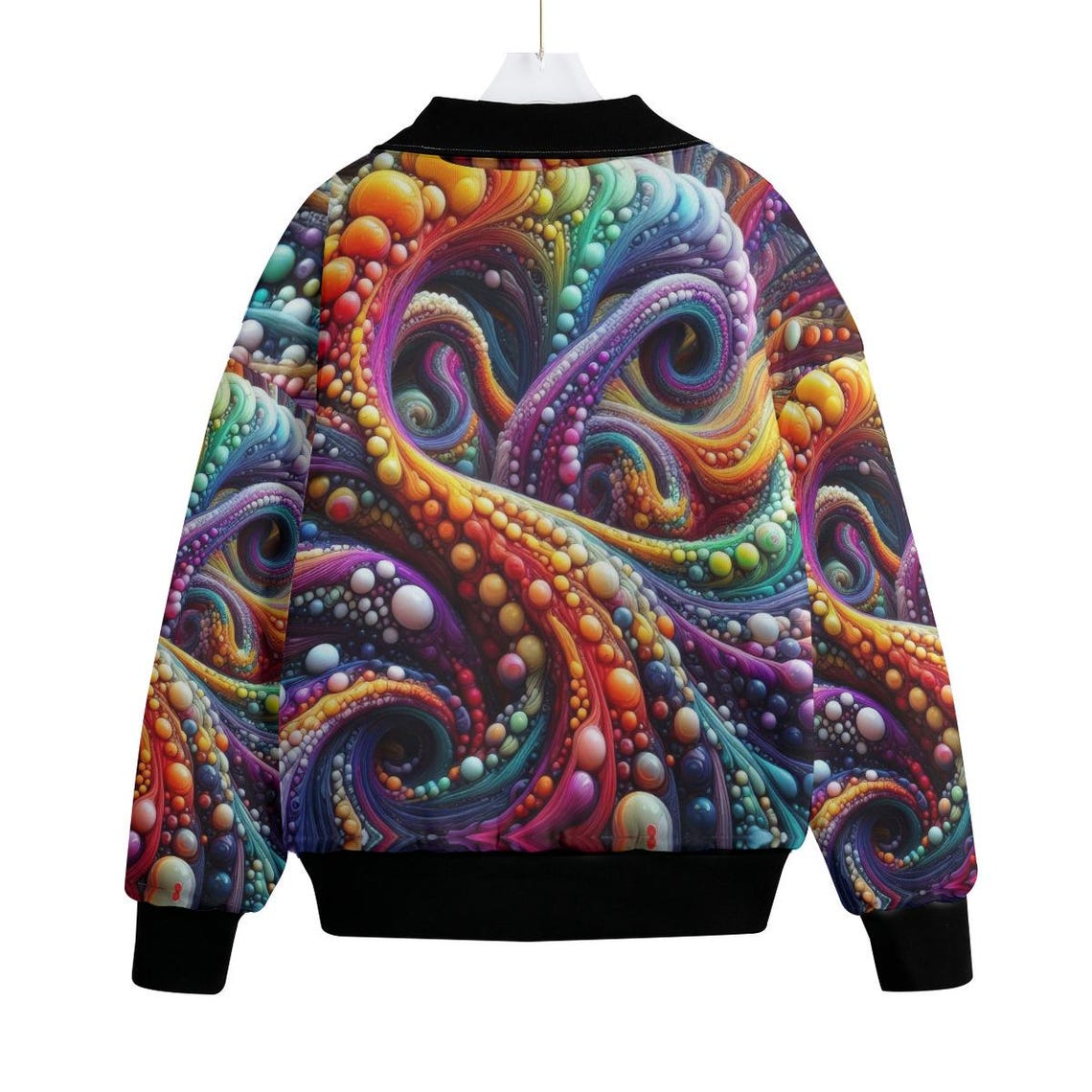 Psychedelic Motorcycle Jacket, Octopus Tentacles Bomber Jacket,mans ...