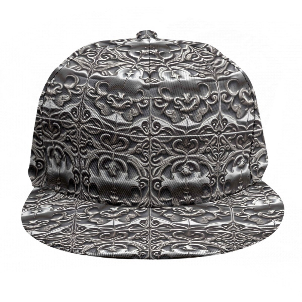 Silver Baseball Cap ,trucker Hip Hop Rave Dj MC Hat Unisex OS ...