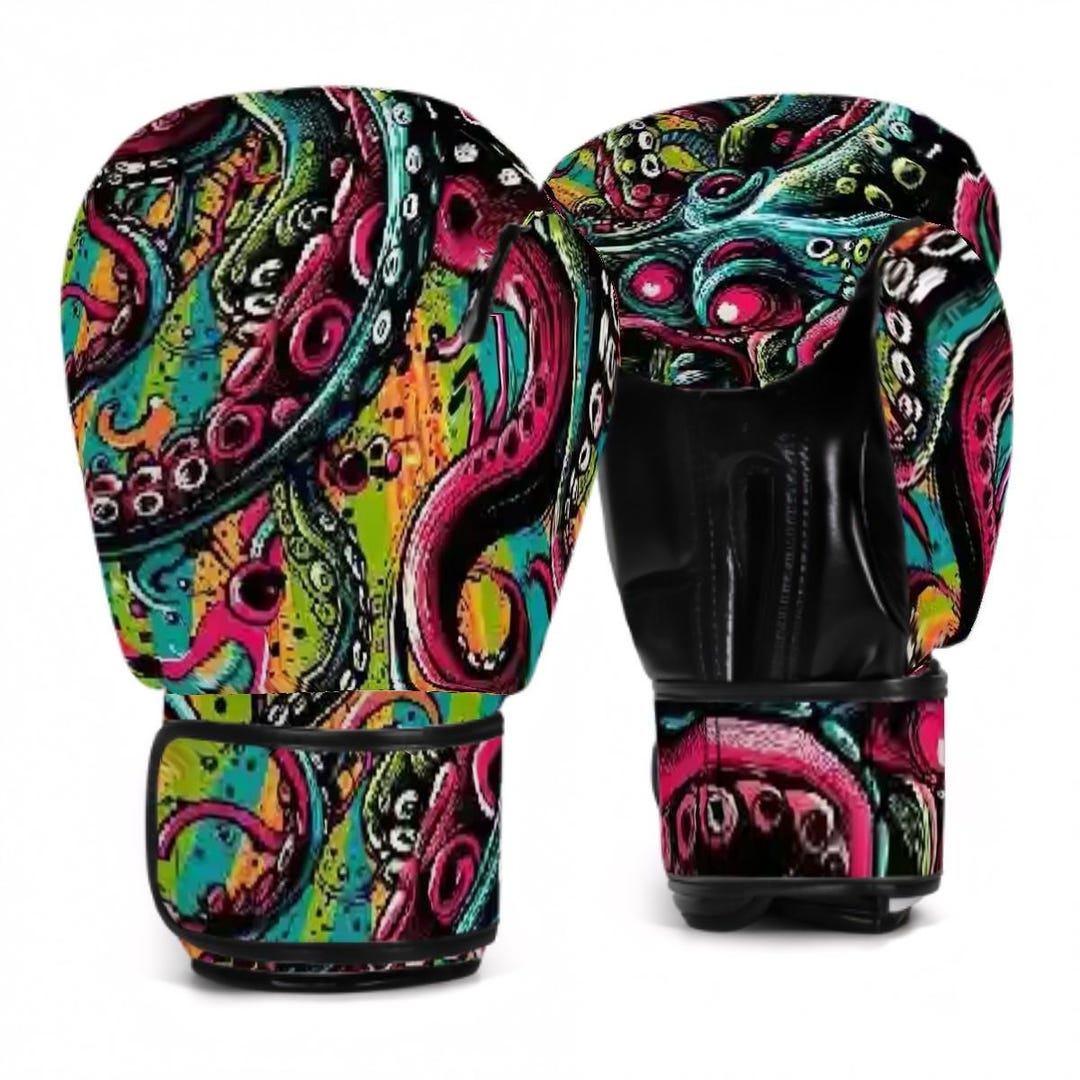 Octopus Tentacles Boxing Gloves Vibrant 16 Oz, Training, Competition ...