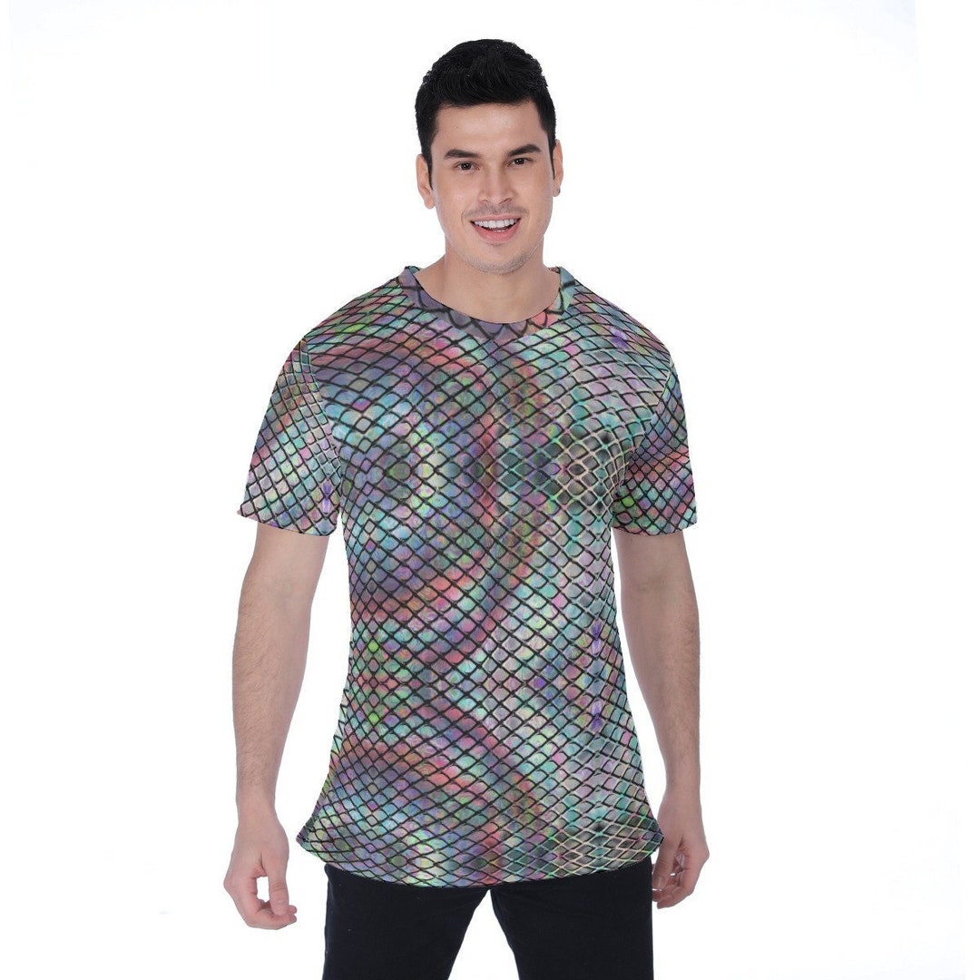 Snakeskin Rainbow Psychedelic Rash Guard Surf Surfer Trippy Shirt Short ...