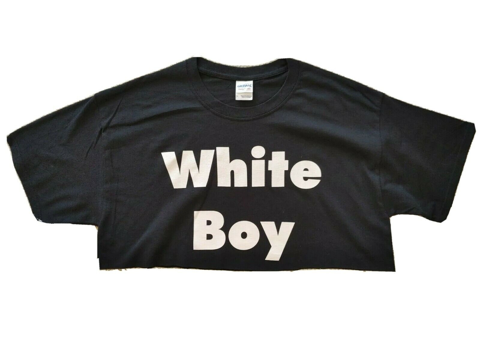 White Boy Crop Top Belly Shirt Gym Tee Half Shirt - Etsy