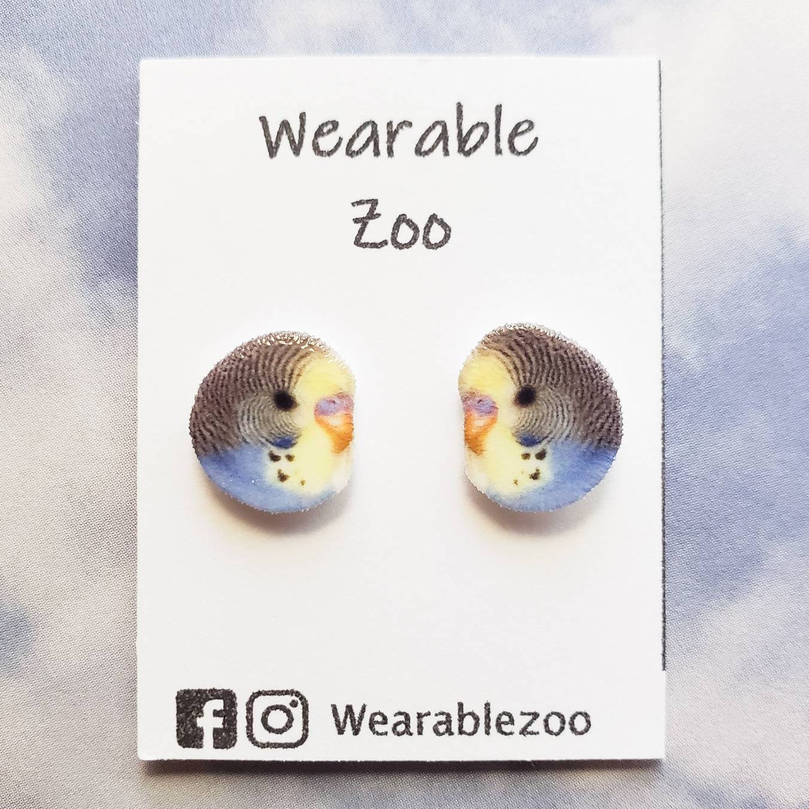 Budgie Earrings, Parakeet Earrings, Parrot Earrings Parakeet Jewelry ...