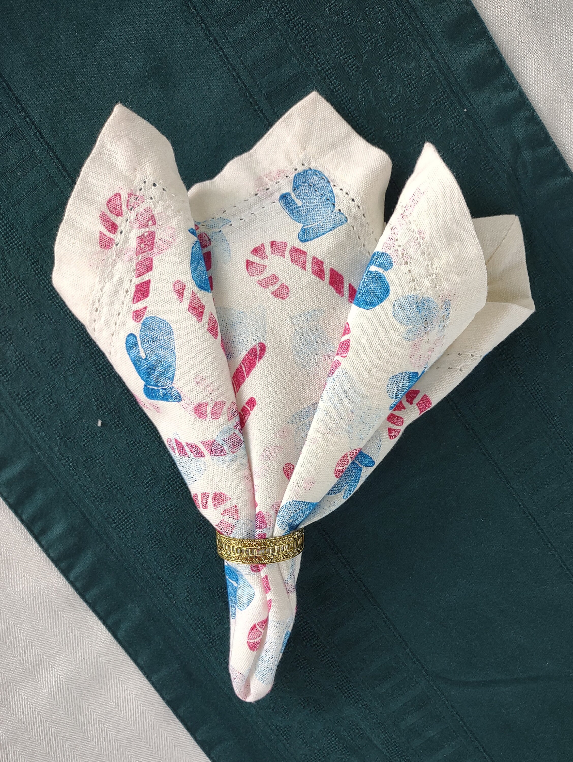 Table Napkins, Holiday Favorites, Assorted Candy Canes & Winter Mittens ...