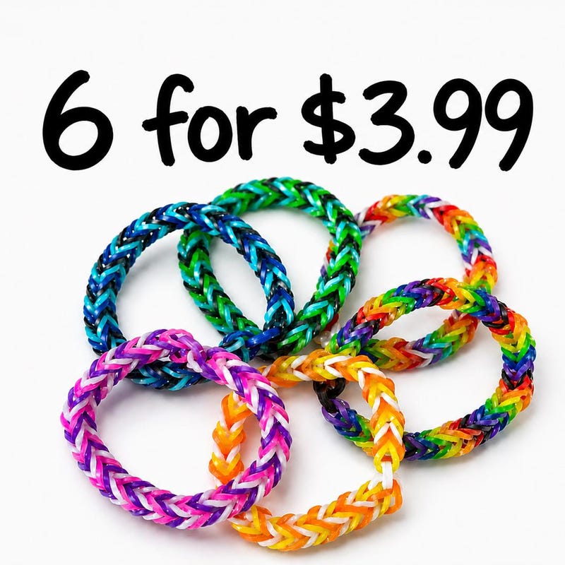Rainbow Loom Party Favors - Etsy