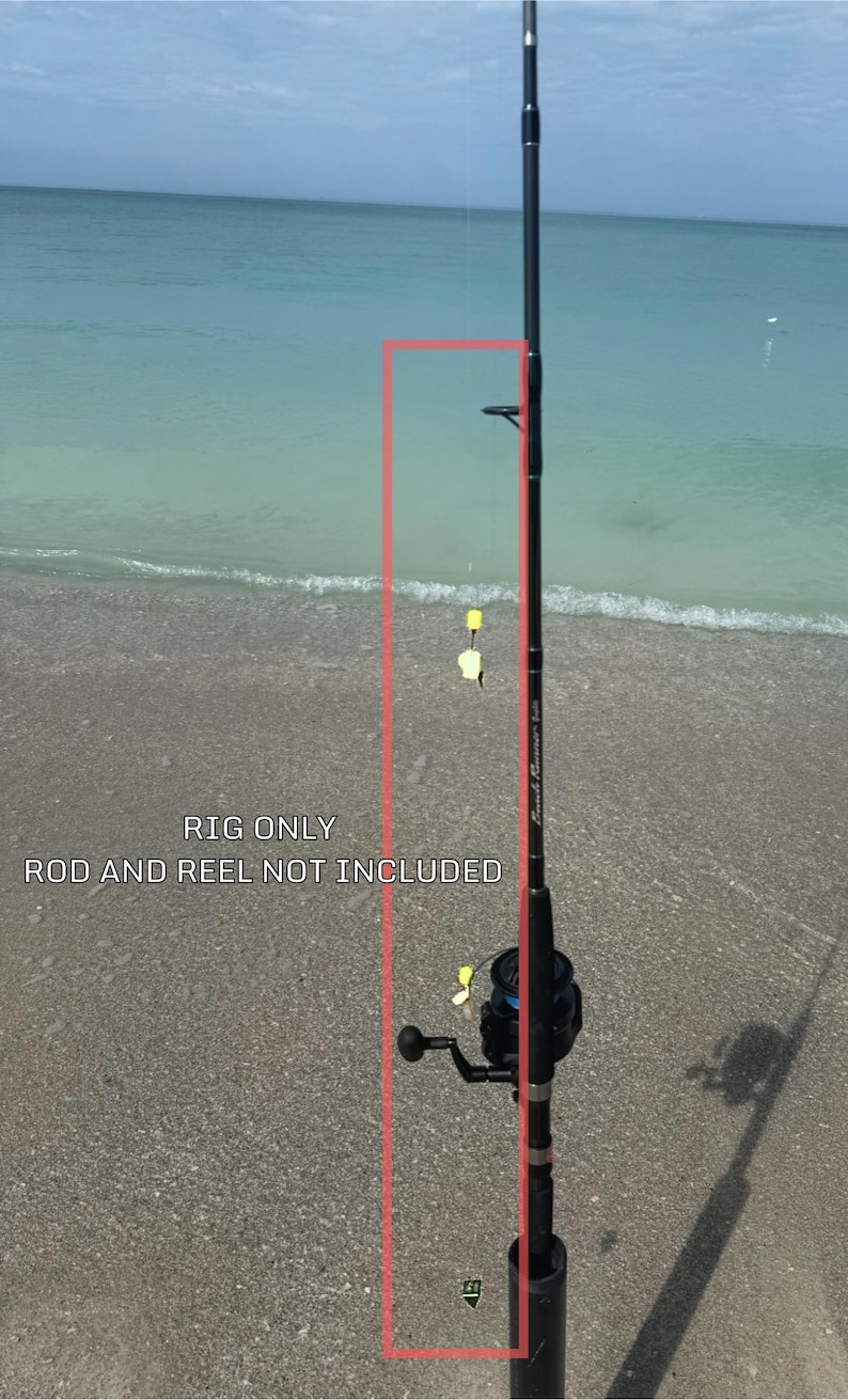 4 Pre-tied Surf Rig Kit for Pompano & Whiting | Perfect for Beginners ...