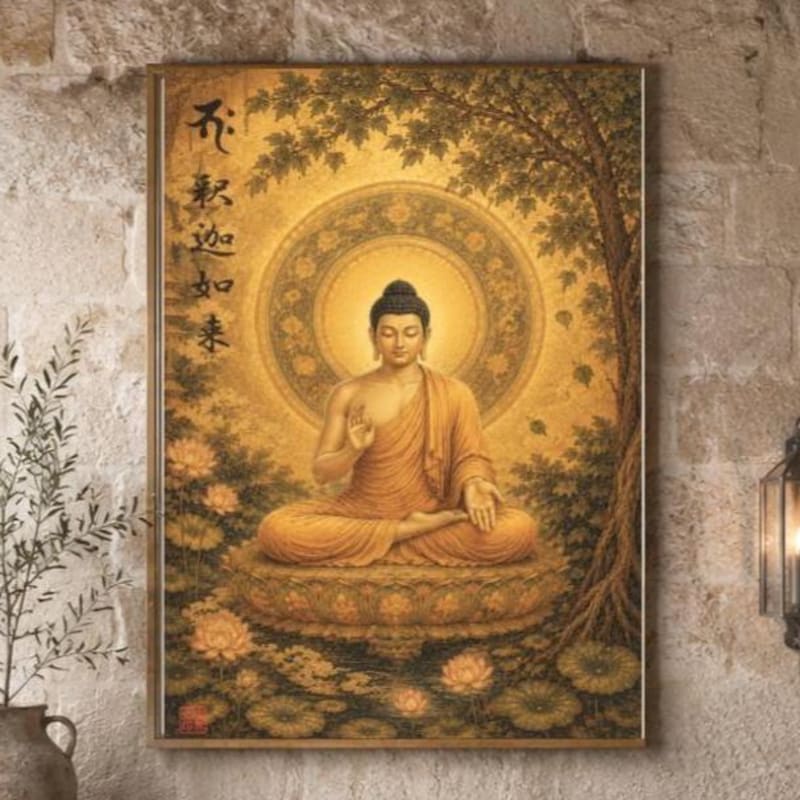 Buddha Shakyamuni Wall Art - Etsy