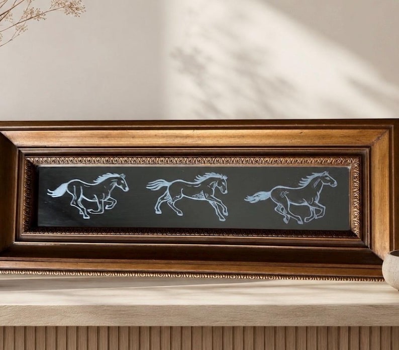 Hand Engraved Mirror - “wild Hearts Run Free” - Etsy