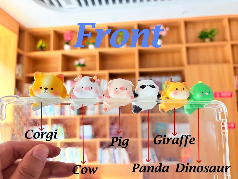 Resin Fat Animal Hipper for Devices – Corgi,cow,pig,panda,giraffe ...