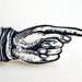 Pointing Finger Pin Pointing Hand Brooch Manicule Badge - Etsy