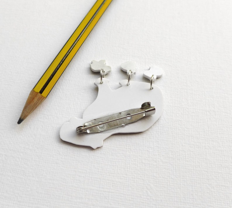 Capybara Brooch Capybara With Three Pups Cute Gift for a - Etsy