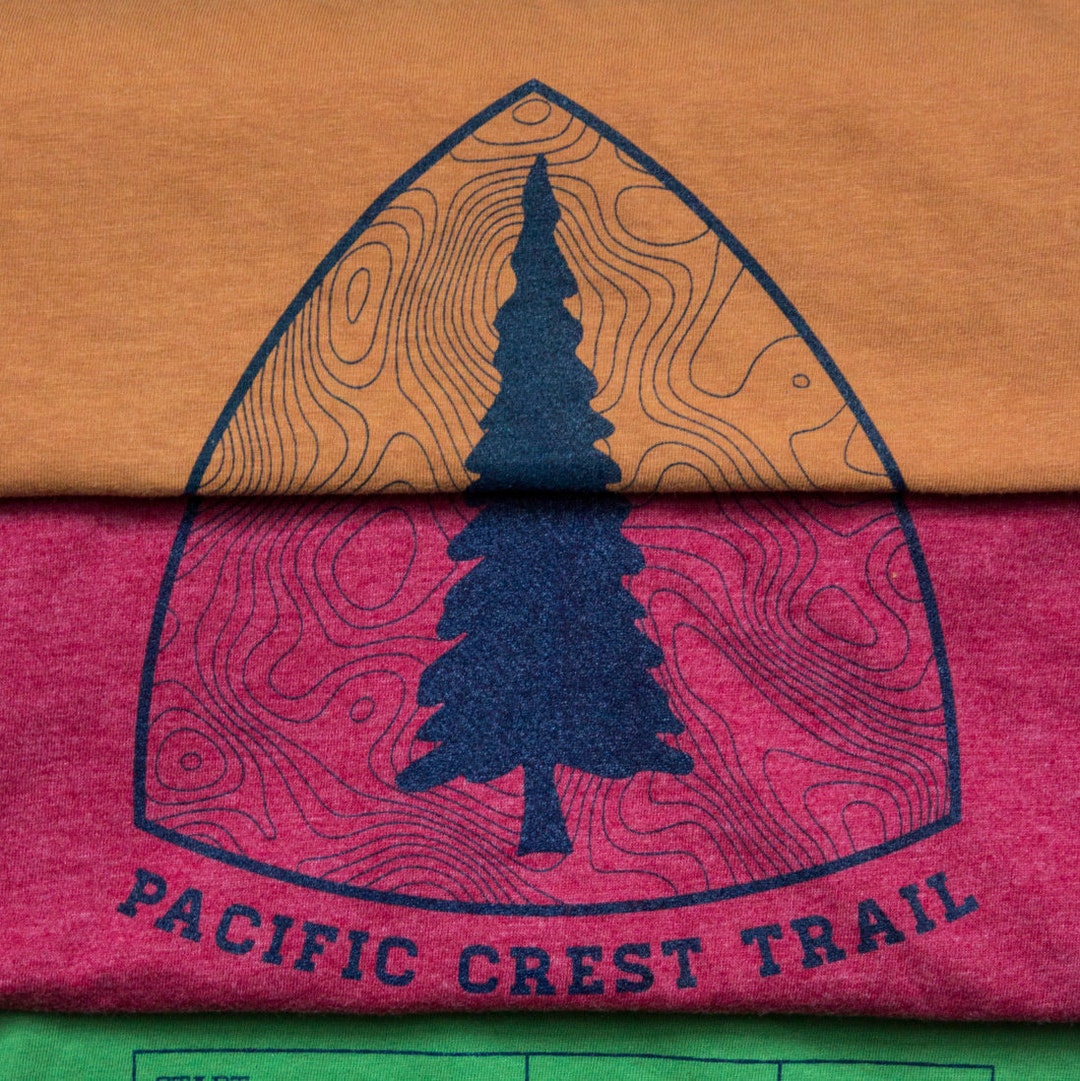 Personalize This Pacific Crest Trail Logo Hiking Tshirt With Your Start ...