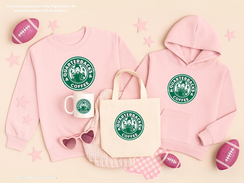 Fall Fun Coffee & Football Inspired Clip Art | Star Bucks| PNG + SVG ...