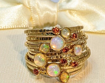 Gold Pebble Ring - Etsy