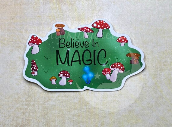 Believe in Magic Die Cut Sticker - Etsy