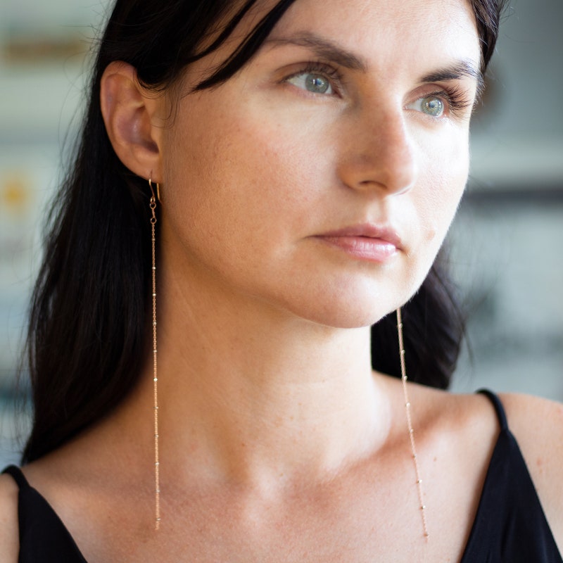 Long Earrings - Etsy