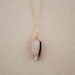 Natural Seashell Necklace Gold Filled, Big Seashell Necklace, Gold ...