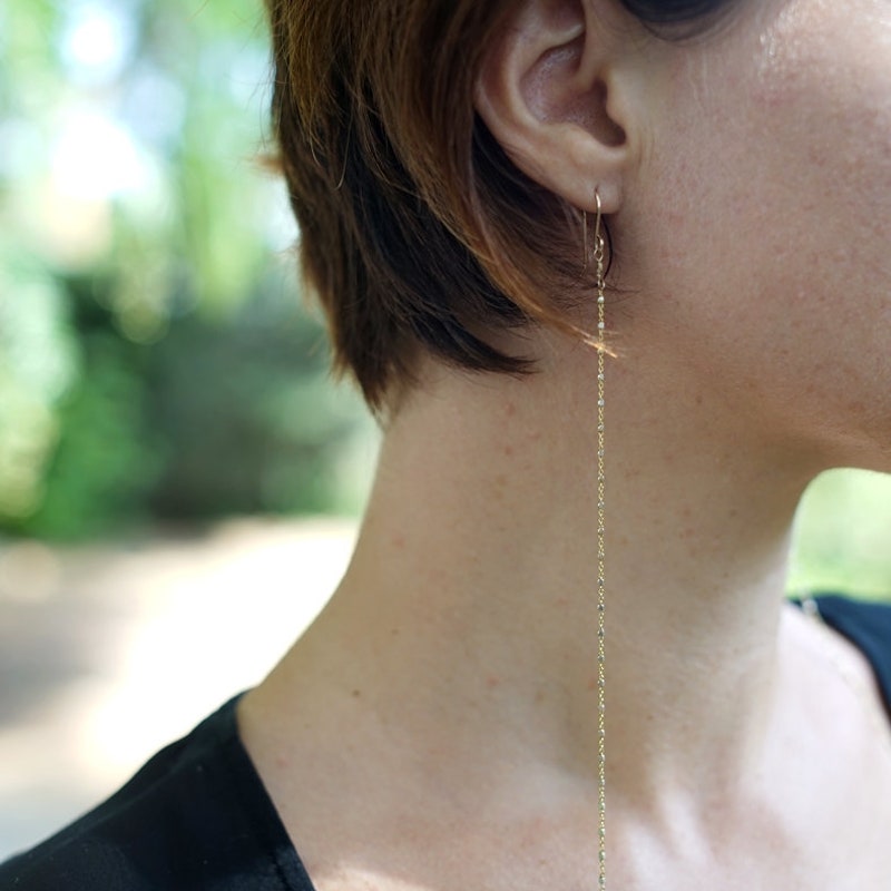 Long Earrings - Etsy