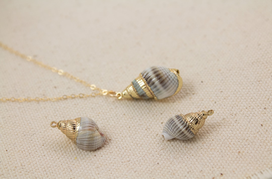 Conch Shell Necklace, Seashell Necklace Gold Shell Necklace, Real ...