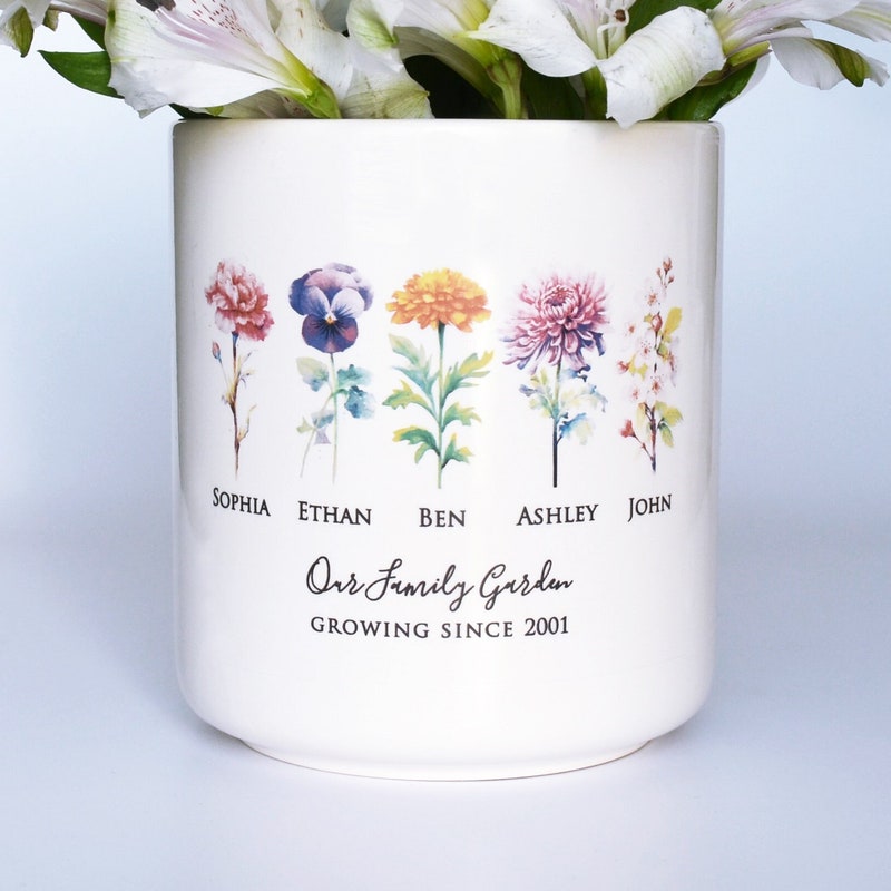 Personalized Flower Pot - Etsy