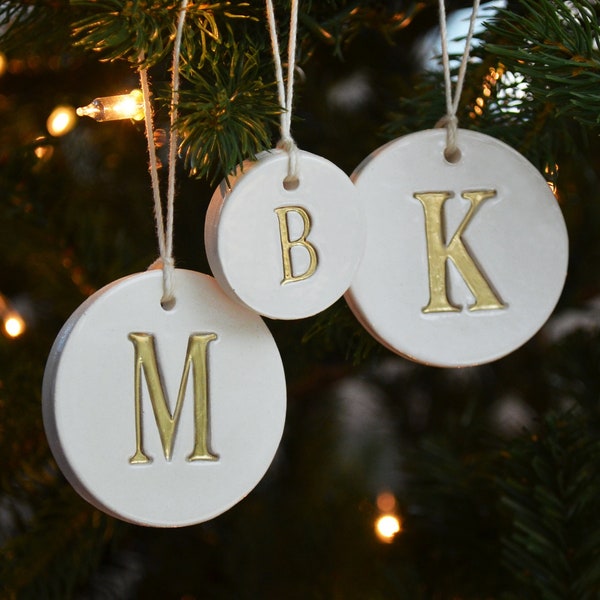 Letter Ornaments - Etsy